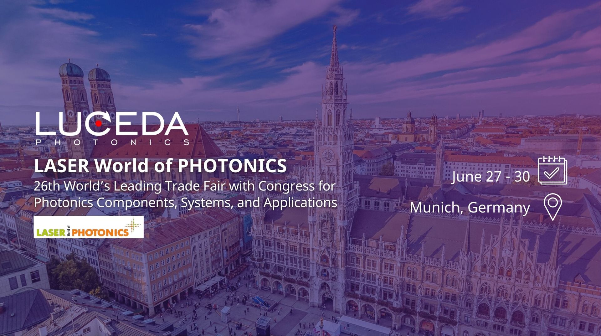 Meet Luceda at Laser World of Photonics 2023 in Munich | Luceda Photonics